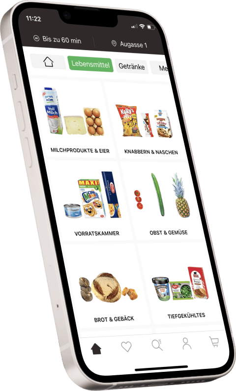 Alfies - Volles Supermarktsortiment in 60 Minuten geliefert